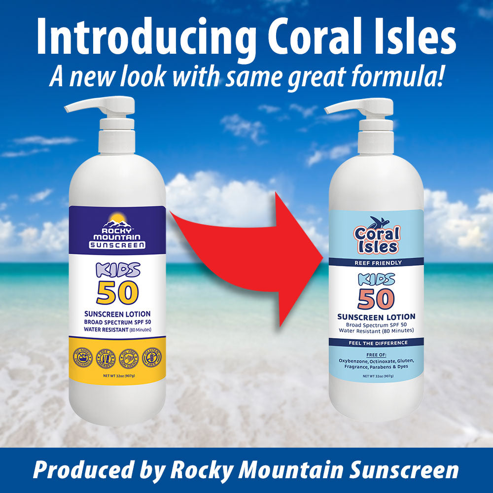 KIDS SPF 50 Bulk Quart Sunscreen Lotion | Comes with Pump | – Rocky ...